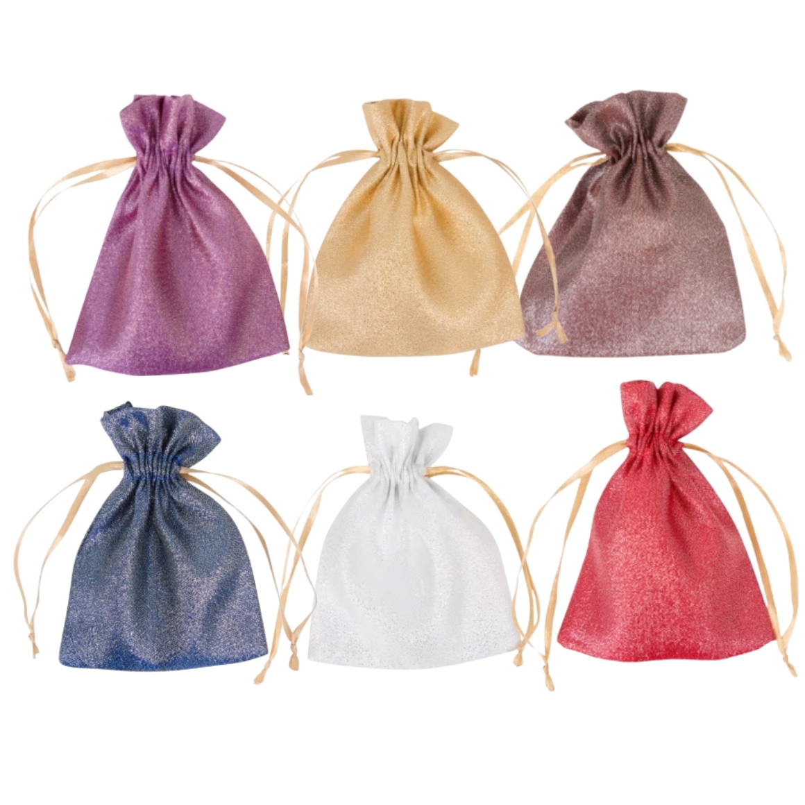 Meekes | Hobby Flora gift bags glitter 6 assorted set…