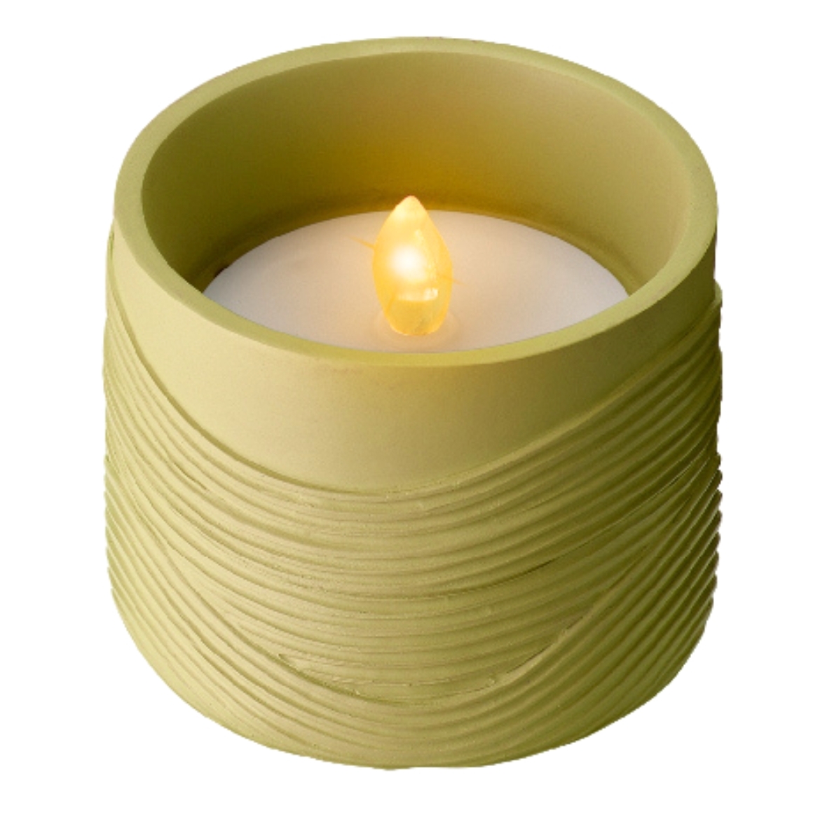 Meekes | (R) LED candle with flame effect solar 10 x 8…