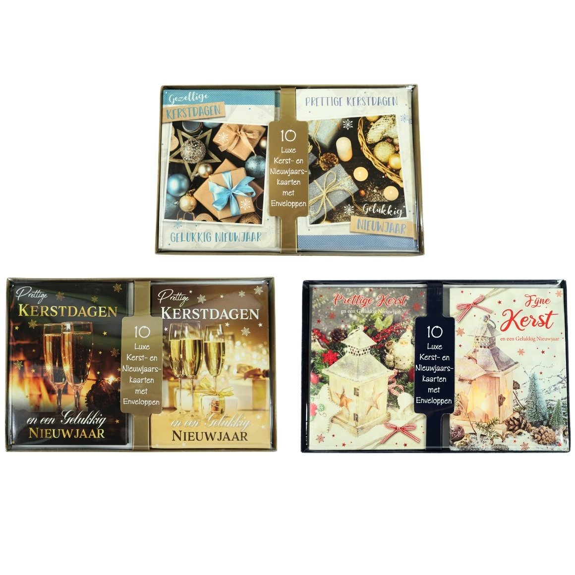 Meekes | Luxe kerstkaarten met envelop 10 stuks